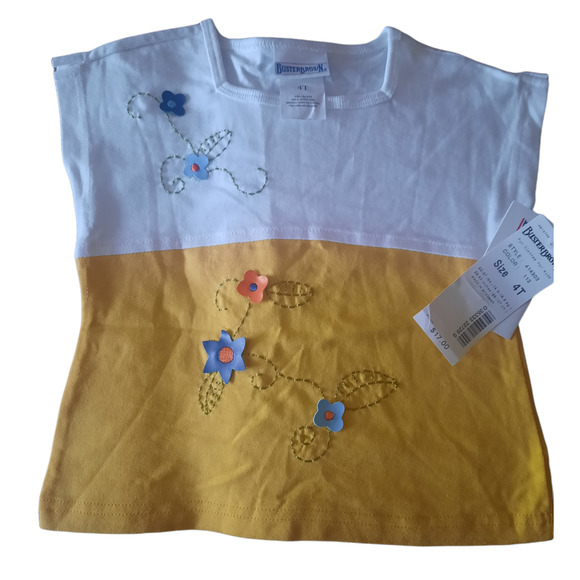 Buster Brown | Shirts & Tops | Buster Brown Girls Size 4t Yellow And ...